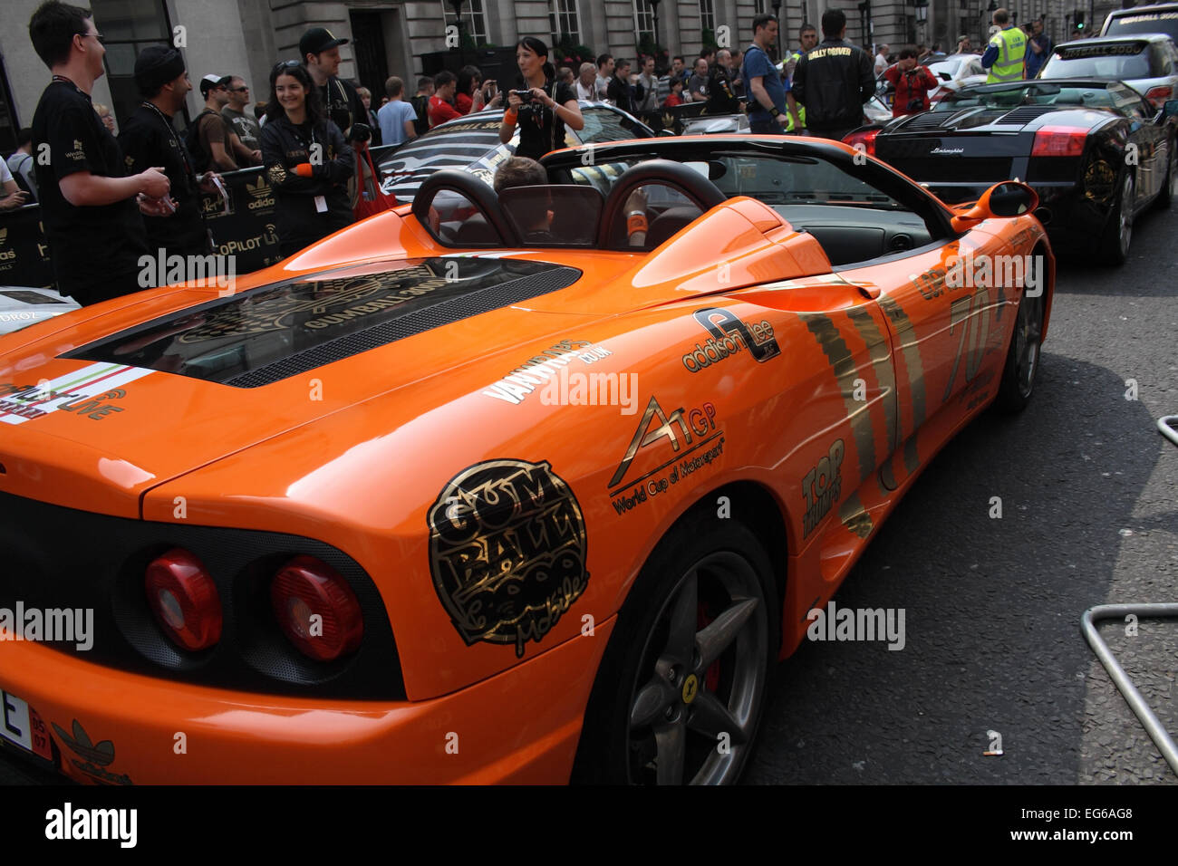 Gumball Rally 2007 Pall Mall London Stock Photo - Alamy