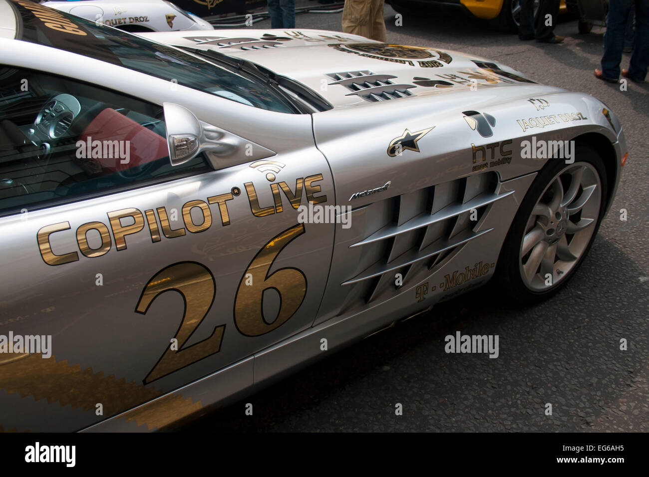 Gumball Rally 2007 Pall Mall London McLaren Mercedes SLR Stock Photo ...