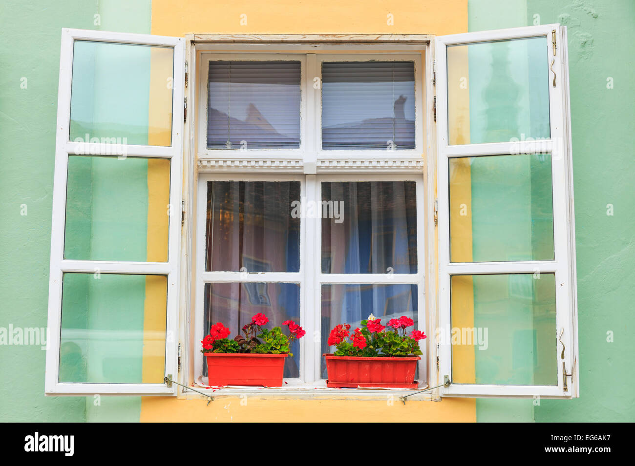 Windows and shutters, close up Stock Photo - Alamy