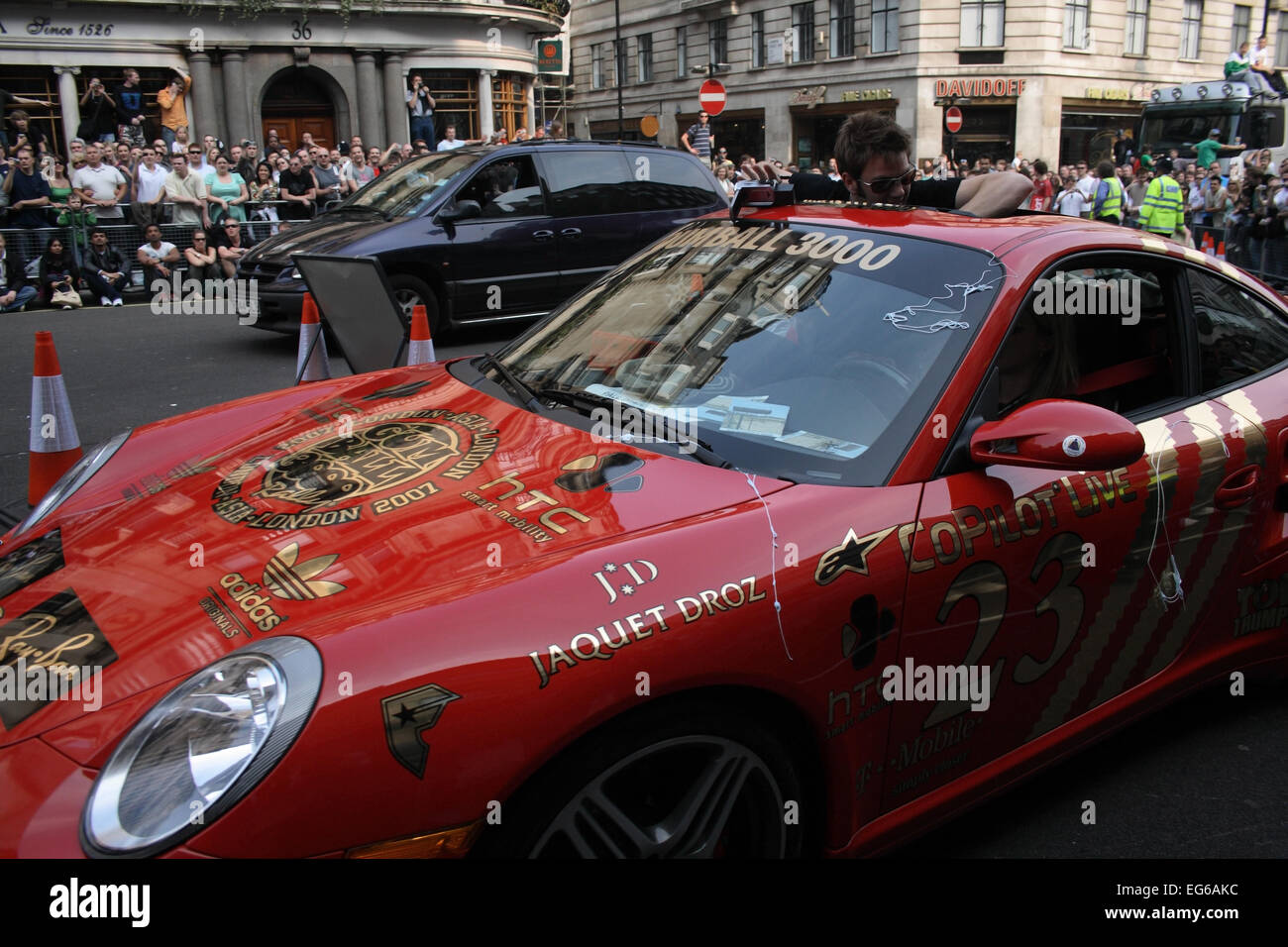 Gumball Rally 2007 Pall Mall London Stock Photo - Alamy