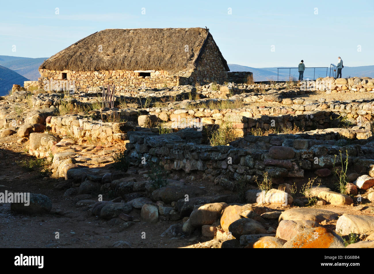 numancia archaeological site in garray, soria, spain Stock Photo - Alamy