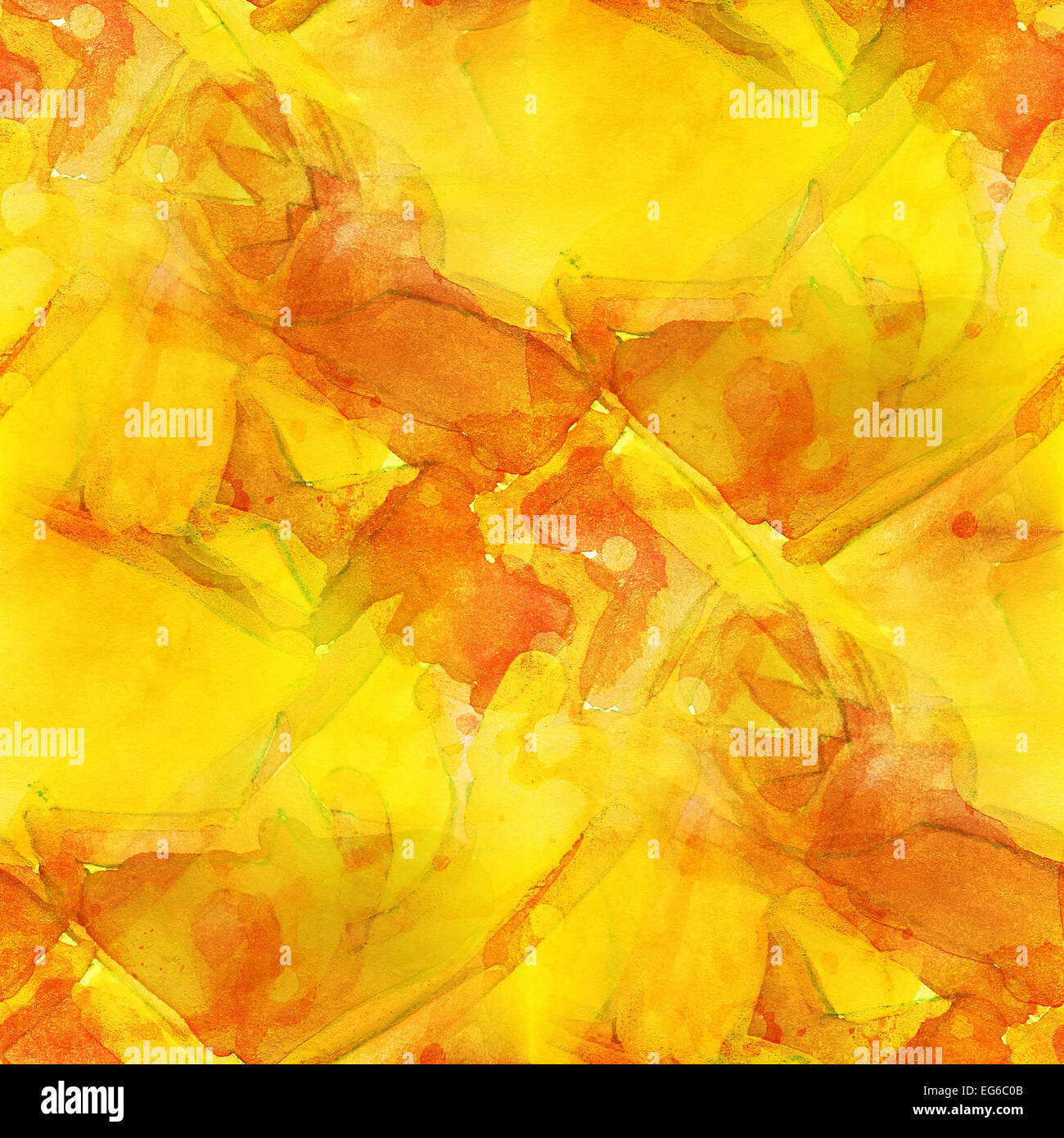 vintage paint pattern design seamless watercolor texture yellow Stock ...