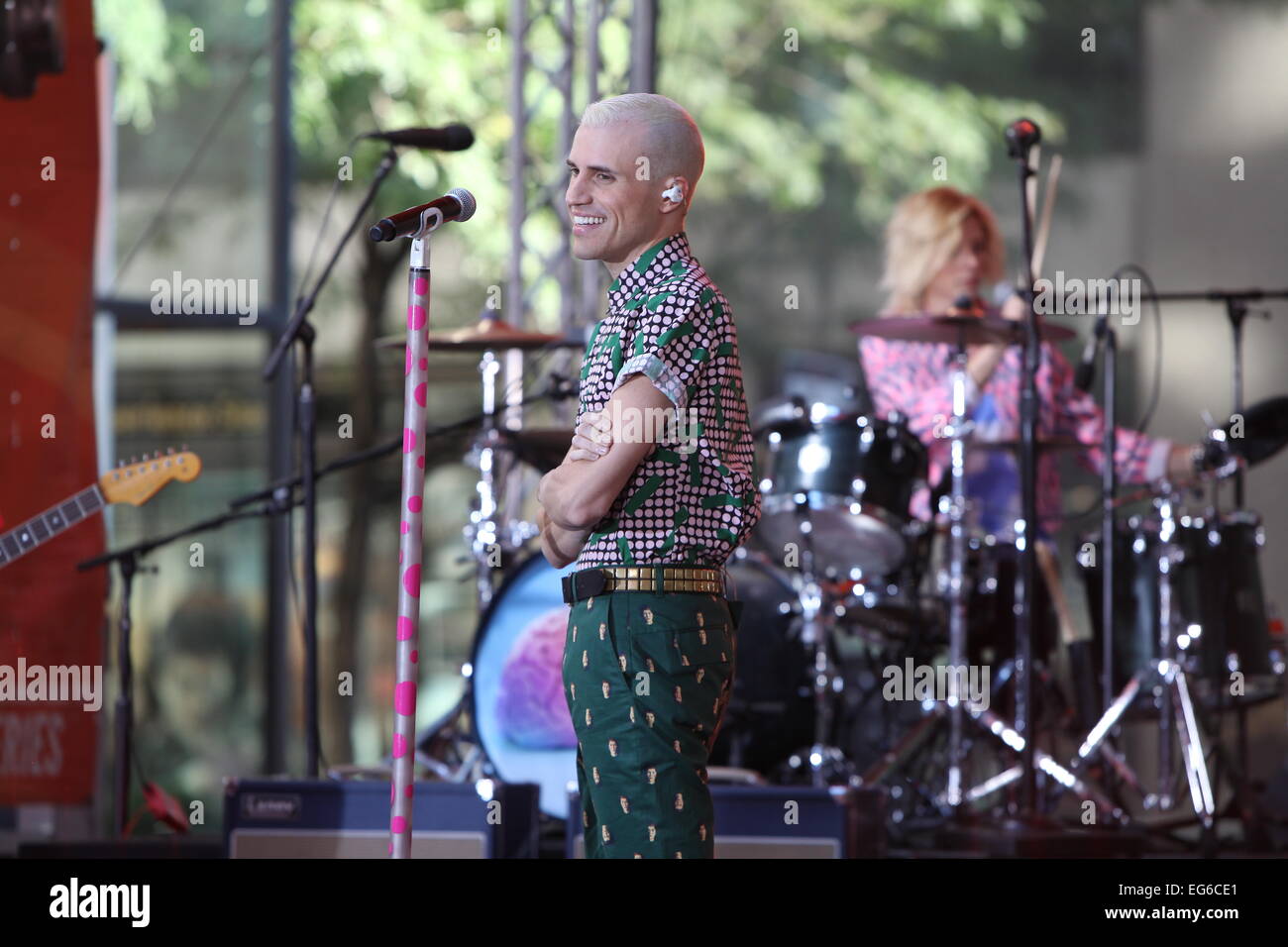 Neon Trees perform live on NBC's 'The Today Show' for the Toyota Summer ...