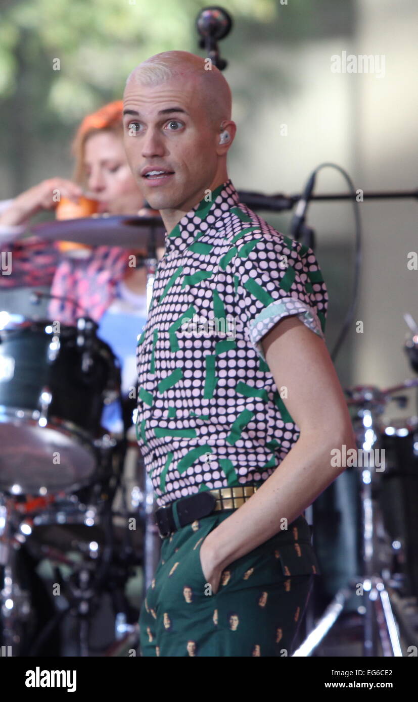 Neon Trees perform live on NBC's 'The Today Show' for the Toyota Summer ...
