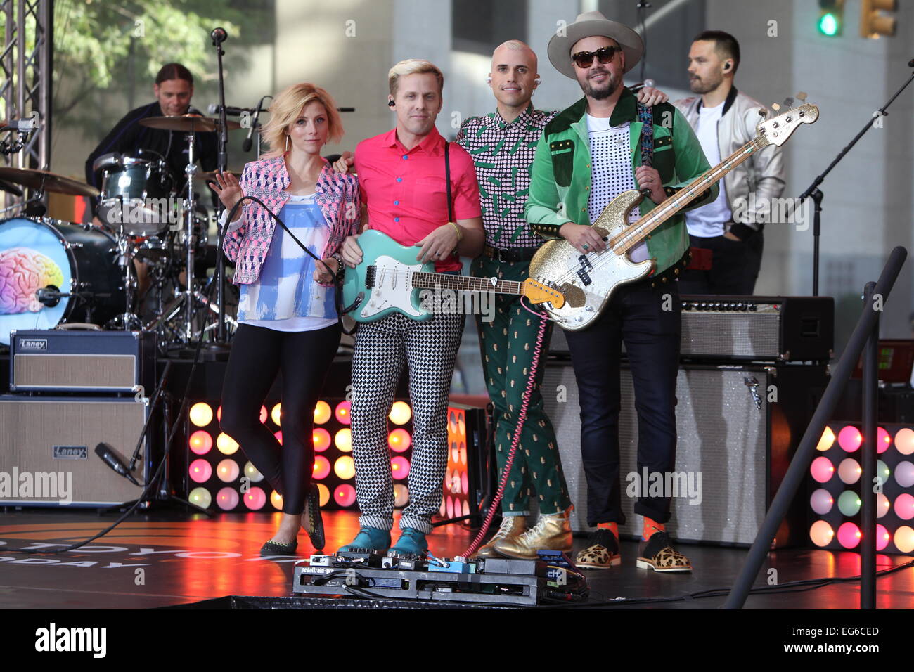 Neon Trees perform live on NBC's 'The Today Show' for the Toyota Summer ...