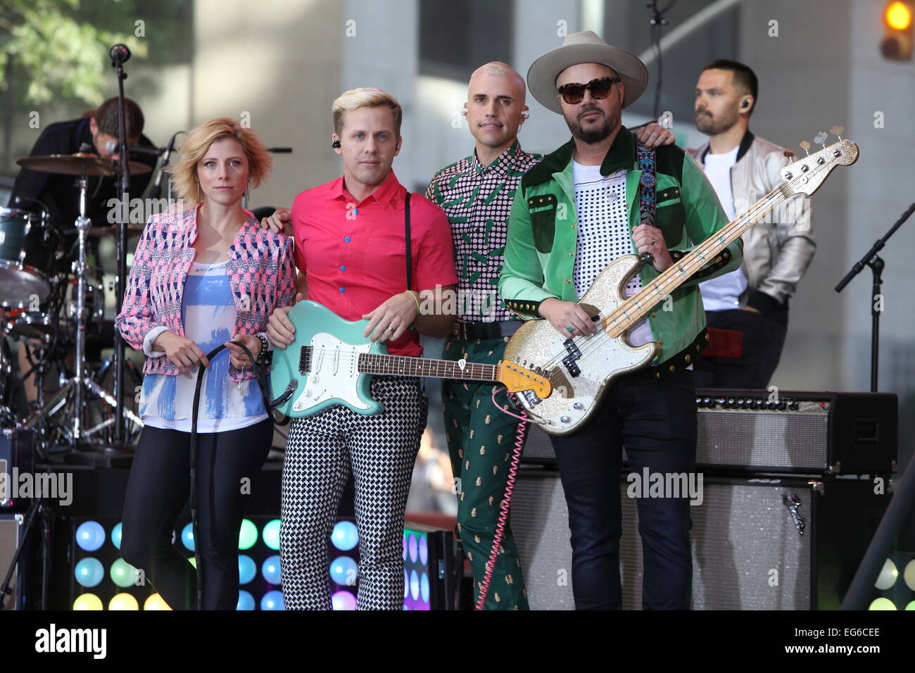Neon Trees perform live on NBC's 'The Today Show' for the Toyota Summer ...
