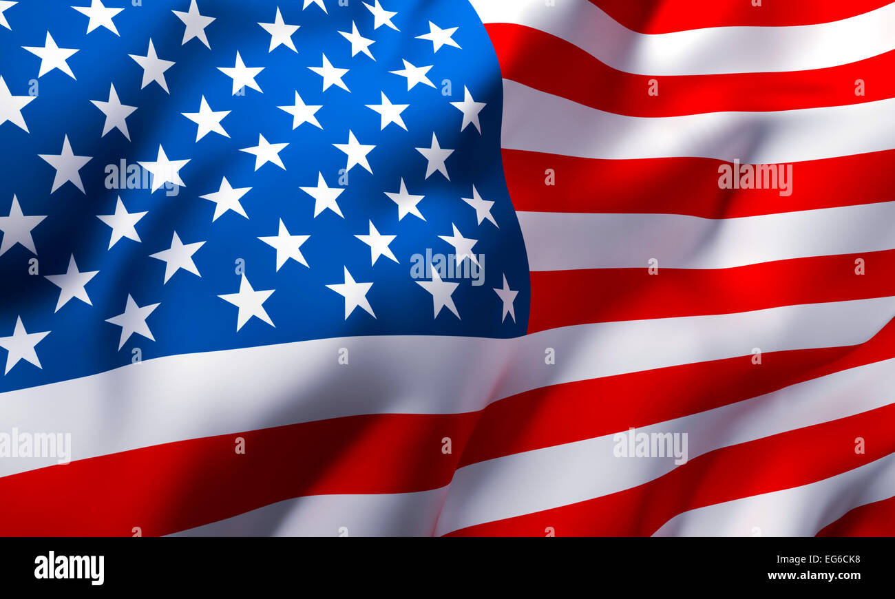 Animated American Flag Background