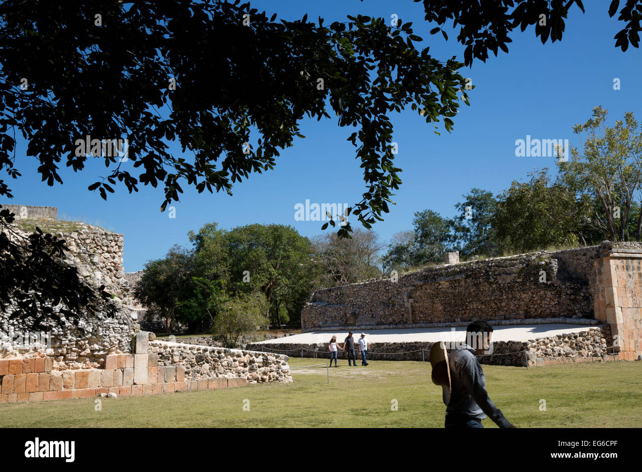 Ball Court, Uxmal, Yucatan, Mexico Stock Photo - Alamy