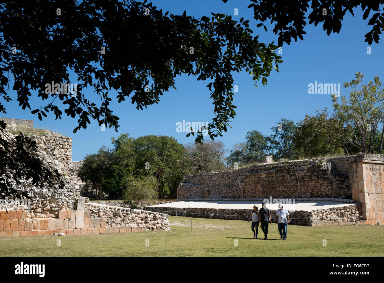 Ball Court, Uxmal, Yucatan, Mexico Stock Photo - Alamy