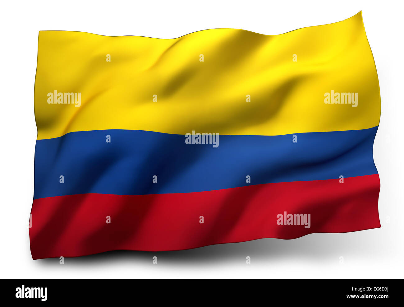 Flag colombia colombian banner on hi-res stock photography and images ...