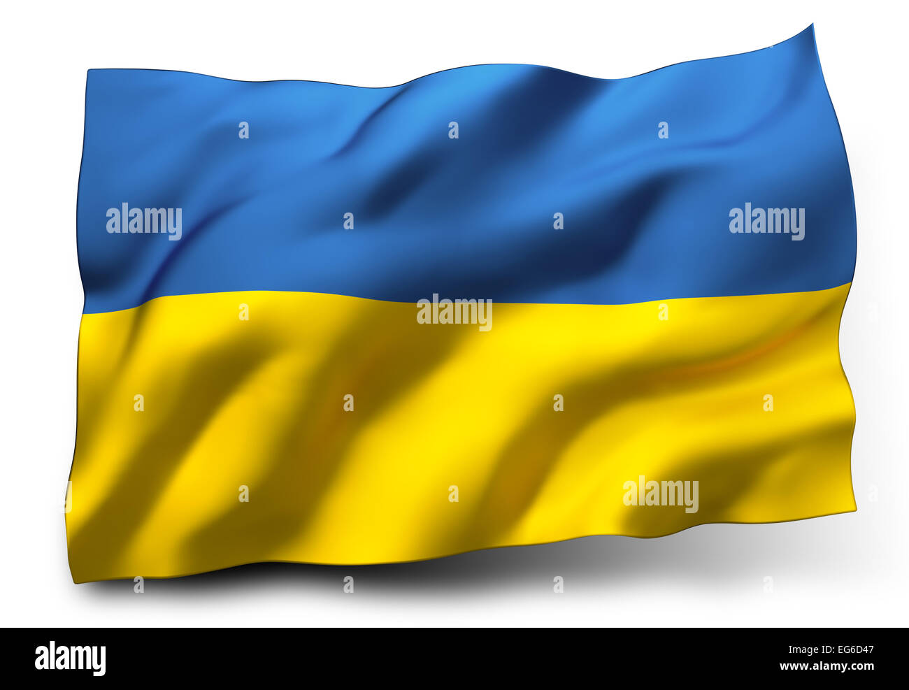 Ukraine flag colors Cut Out Stock Images & Pictures - Alamy