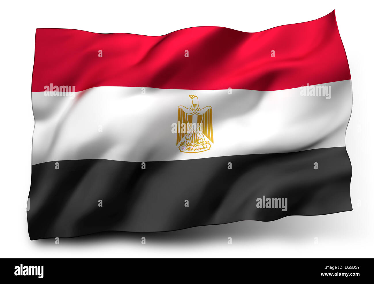 Egypt egyptian flag isolated hi-res stock photography and images - Alamy