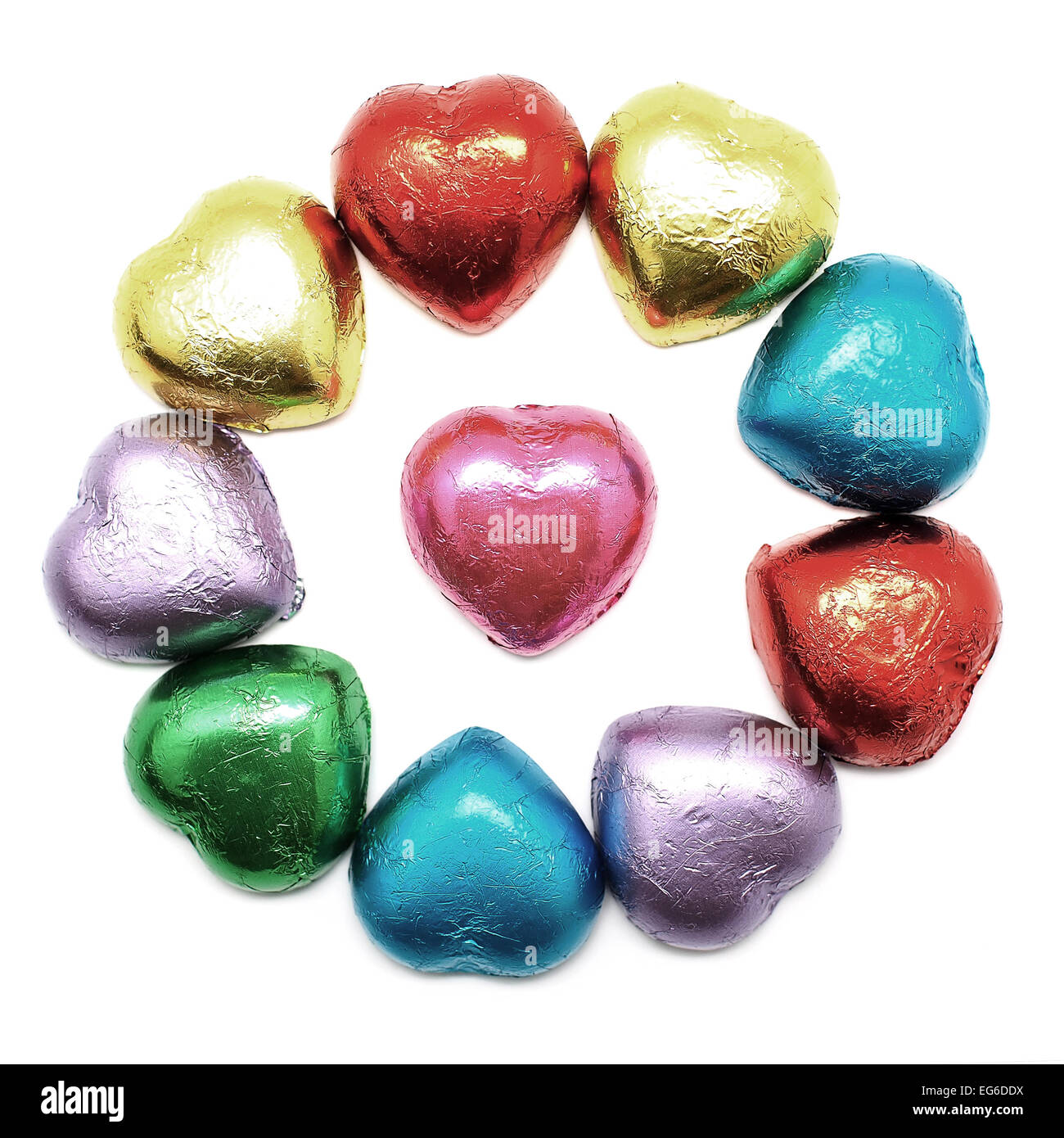 heart shape of chocolate isolated on white background Stock Photo - Alamy