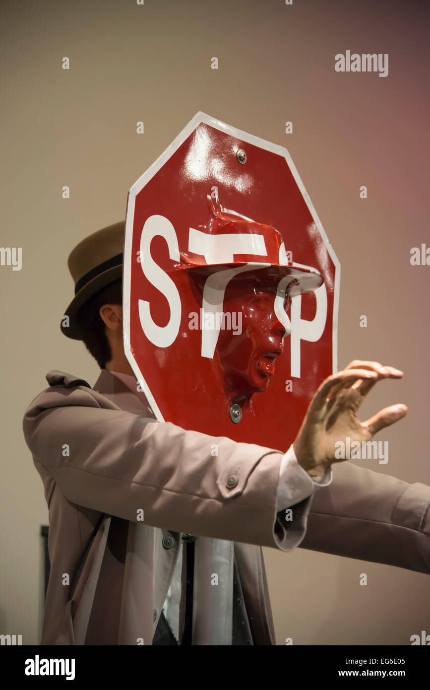 Stop sign face imprint hi-res stock photography and images - Alamy
