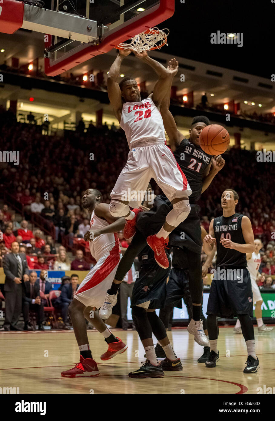 Albuquerque, New Mexico. 17th Feb, 2015. New Mexico Lobos guard Sam ...