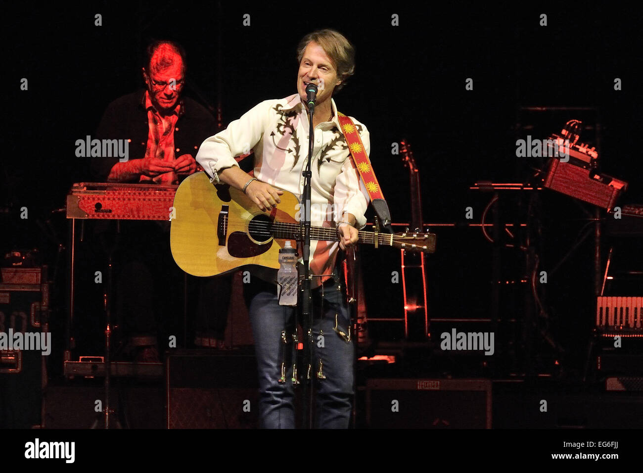 Blue Rodeo performs at the Molson Canadian Amphitheatre. Featuring: Jim ...