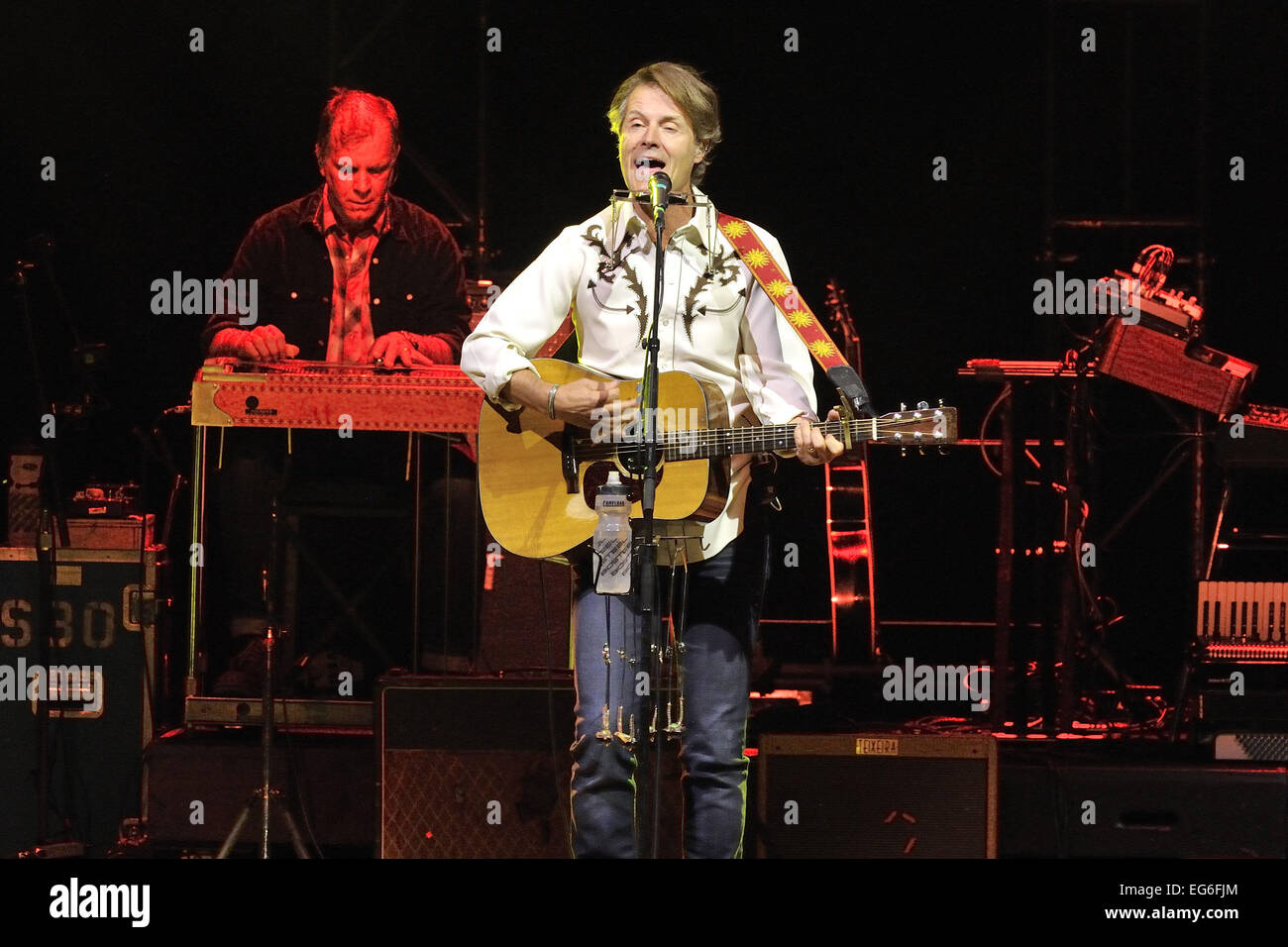 Blue Rodeo performs at the Molson Canadian Amphitheatre. Featuring: Jim ...
