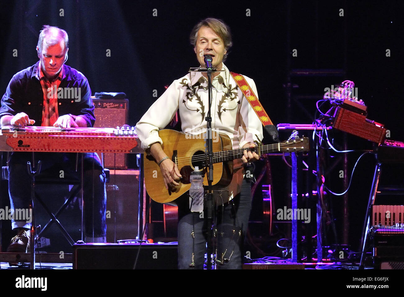 Blue Rodeo performs at the Molson Canadian Amphitheatre. Featuring: Jim ...