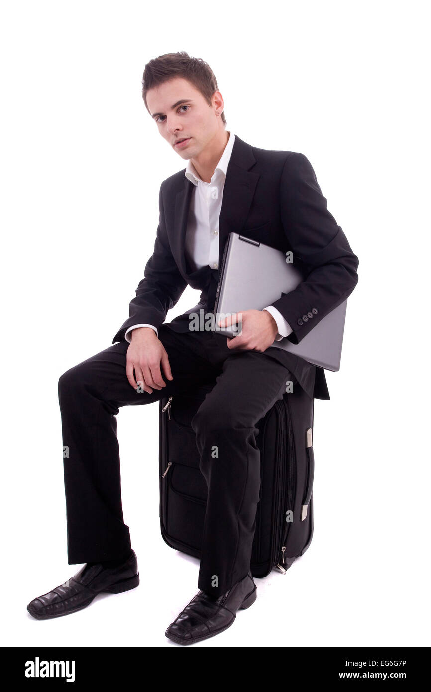 Young man waiting work customer hi-res stock photography and images - Alamy