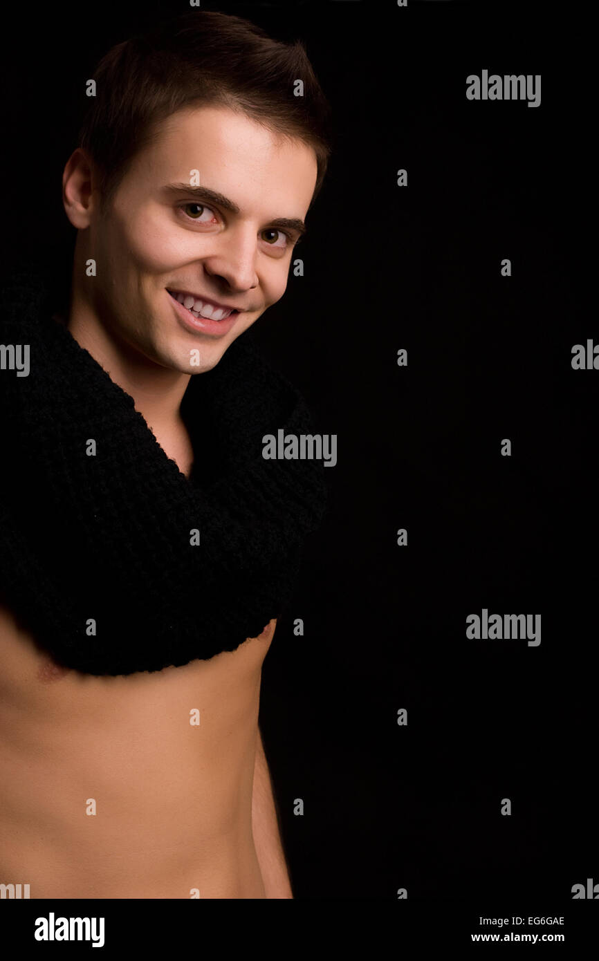 Young boy portrait - low key portrait Stock Photo - Alamy