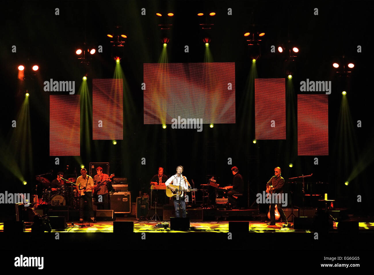 Blue Rodeo performs at the Molson Canadian Amphitheatre. Featuring: Jim ...