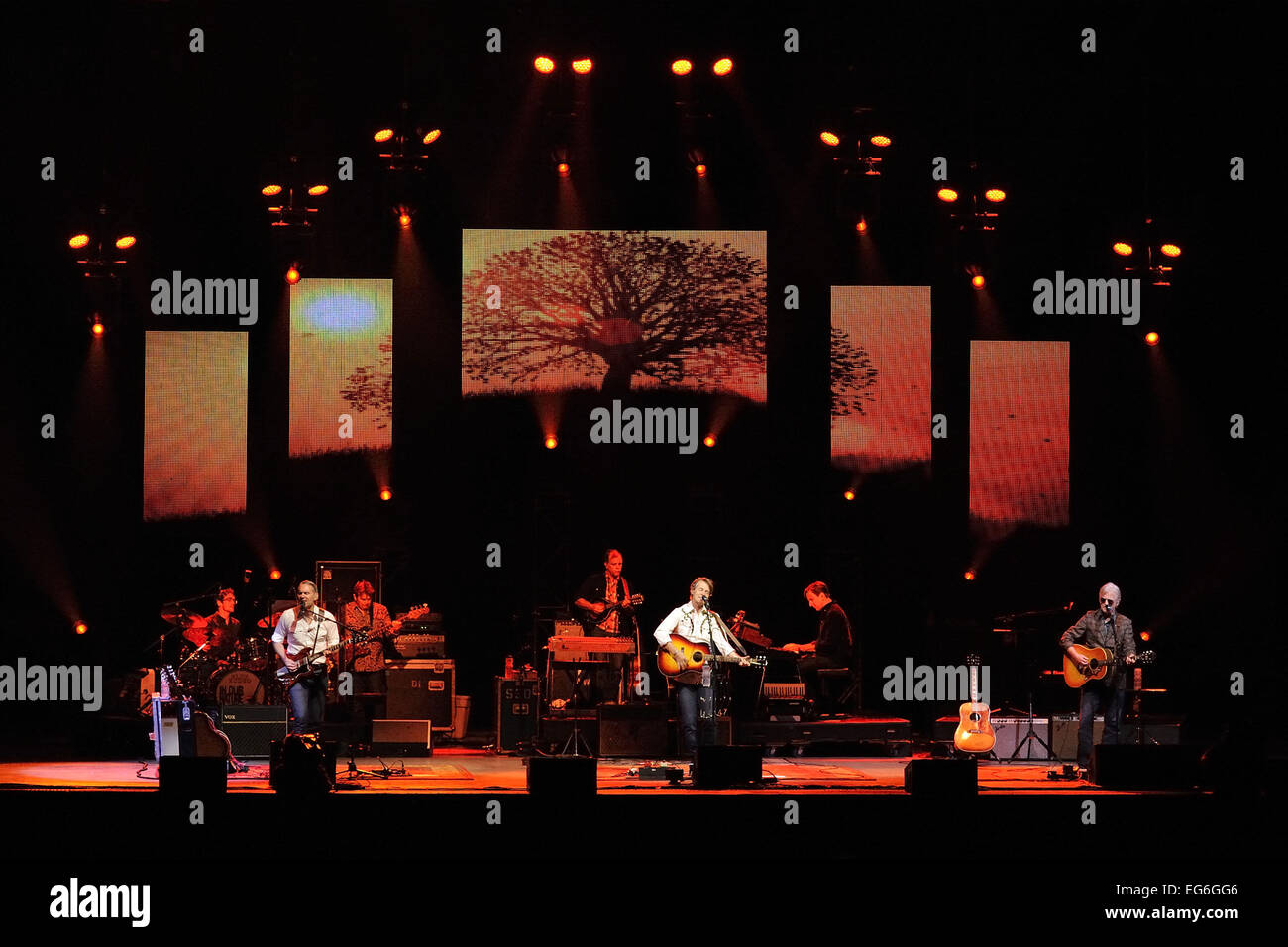 Blue Rodeo performs at the Molson Canadian Amphitheatre. Featuring: Jim ...