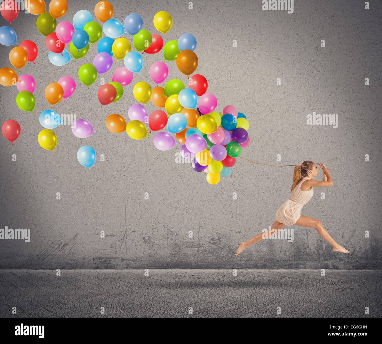Carefree cheerful enjoy hi-res stock photography and images - Alamy
