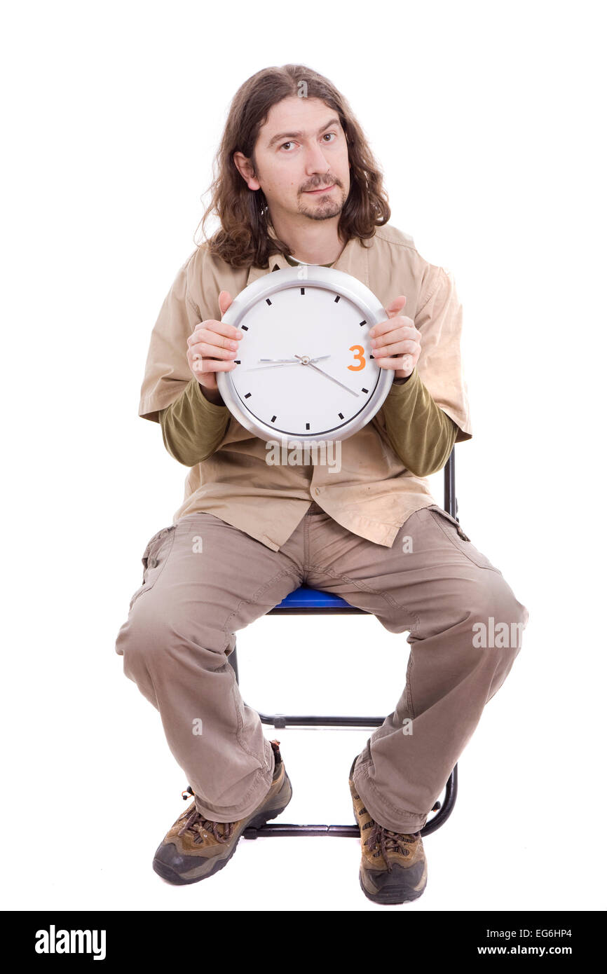Clock meeting Cut Out Stock Images & Pictures - Alamy