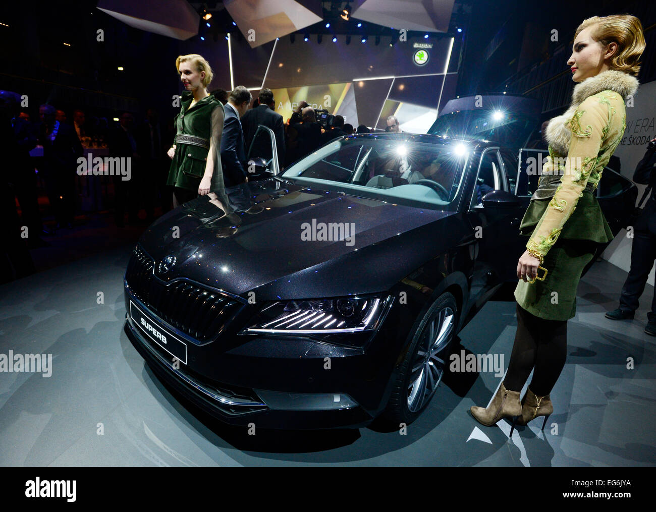 The third generation of Skoda Superb, flagship of Czech carmaker Skoda ...