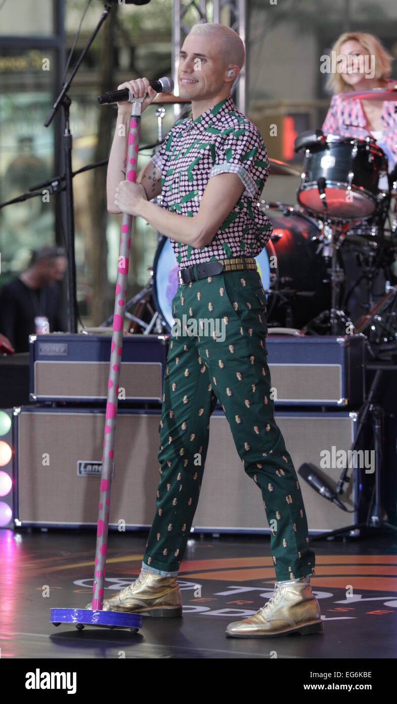 Neon Trees perform live on NBC Networks 'The Today Show' Featuring ...