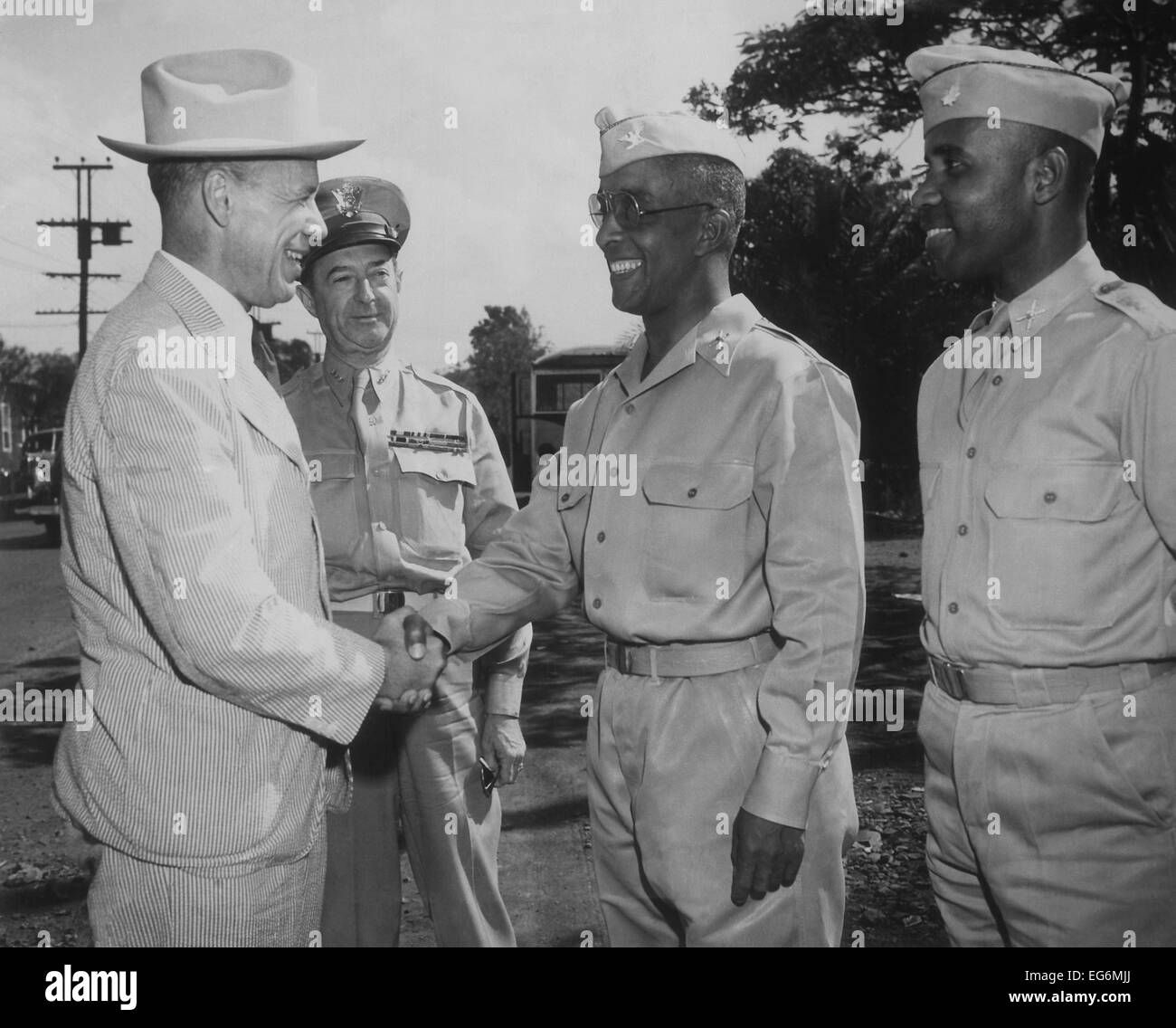 Under Secretary of War Robert Patterson with African American ...