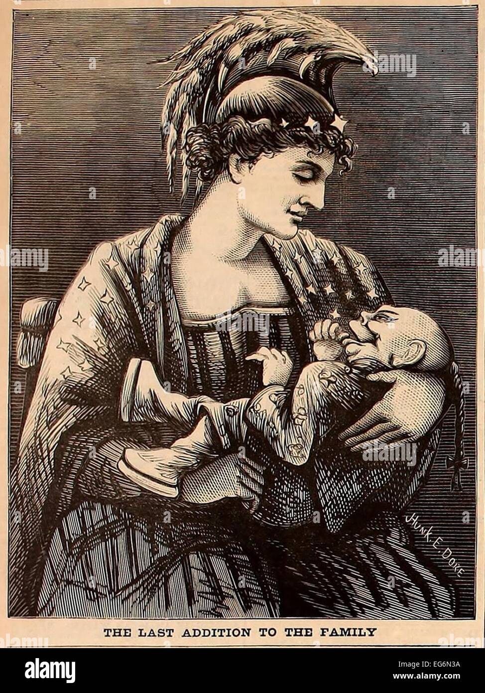 1860s political cartoons hi-res stock photography and images - Alamy