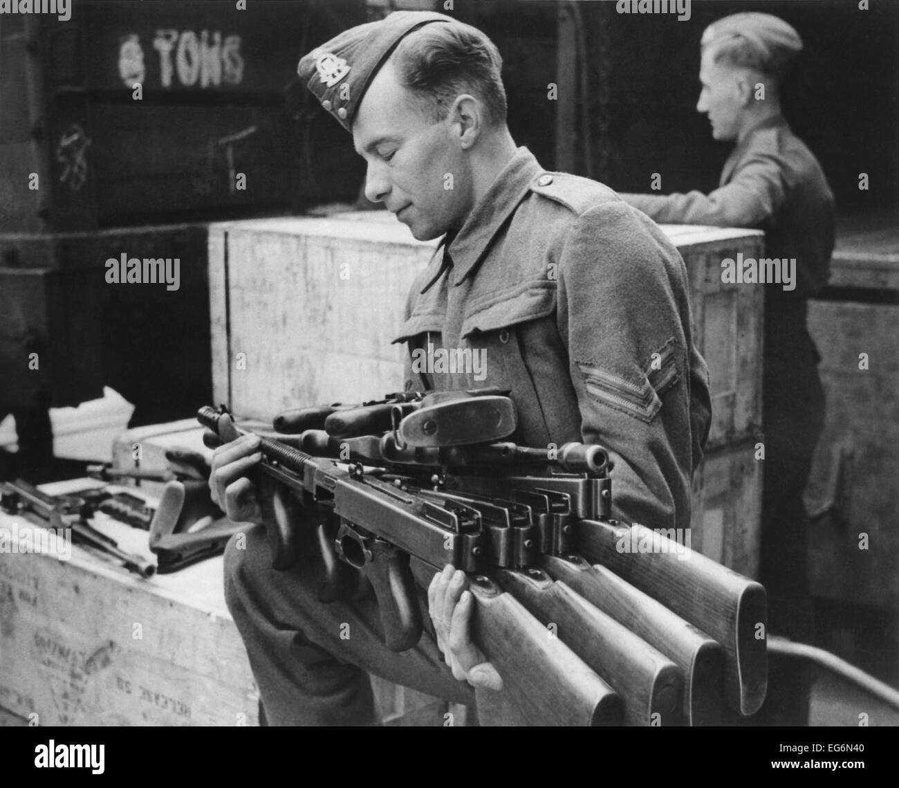 Ww2 submachine guns hi-res stock photography and images - Alamy