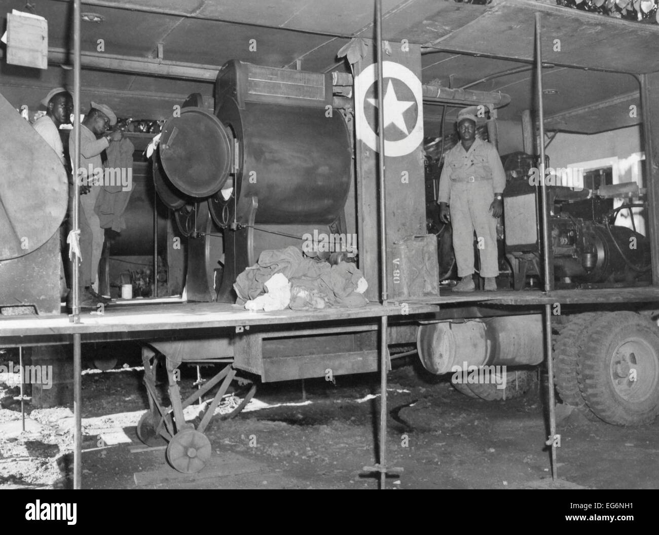 World war 2 quartermaster laundry hi-res stock photography and images ...