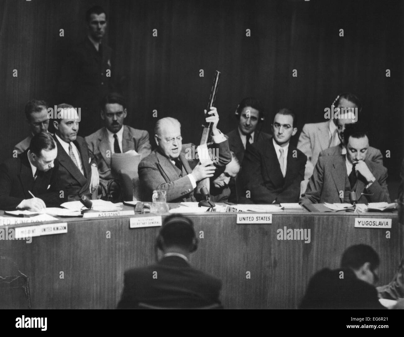 Soviet delegate Black and White Stock Photos & Images - Alamy