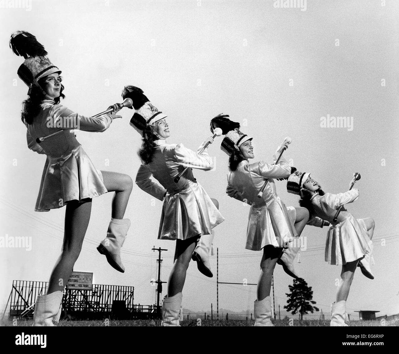 Drum majorettes hi-res stock photography and images - Alamy