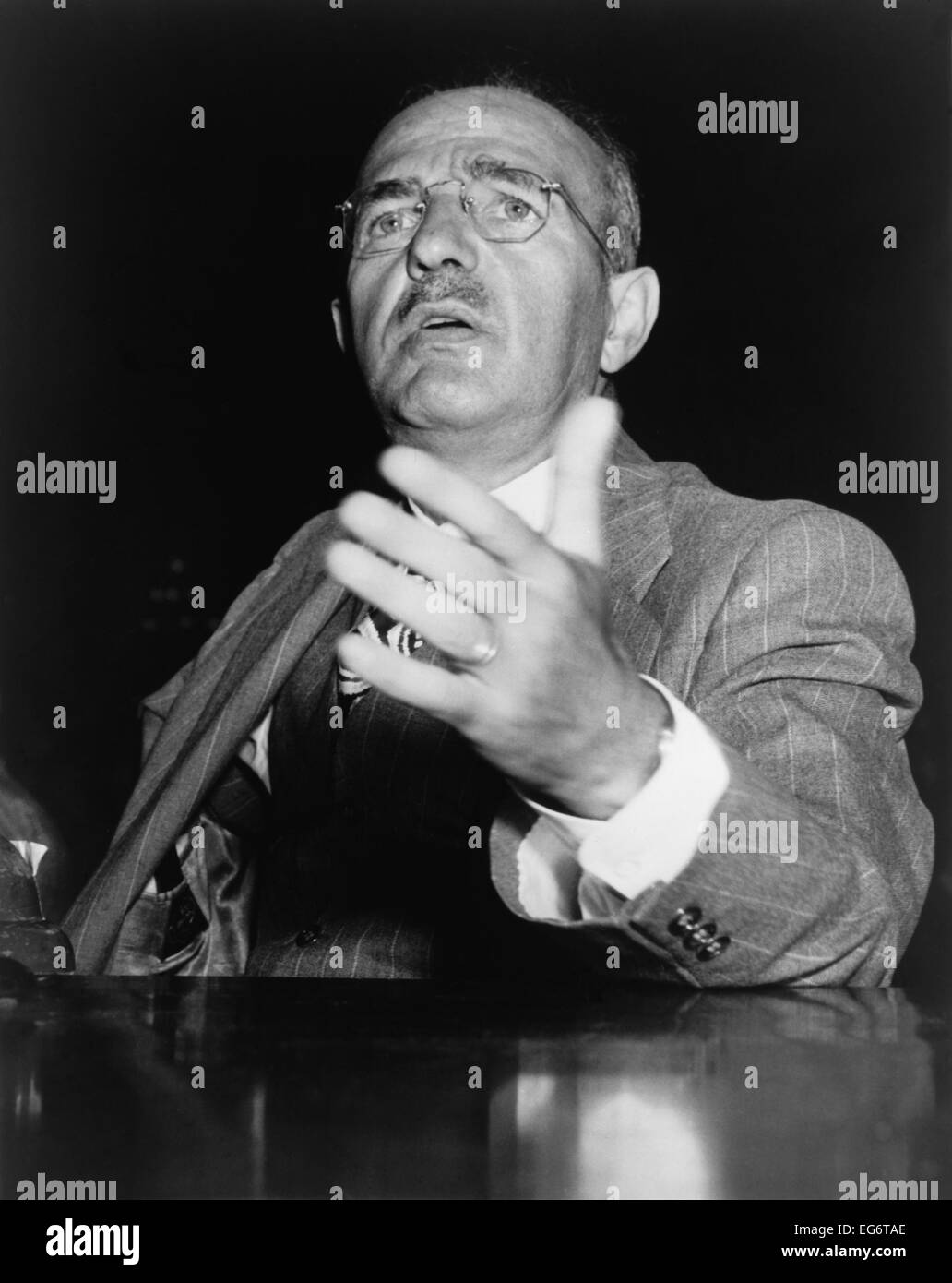 Harry Dexter White, testifying before the House Un-American Activities ...