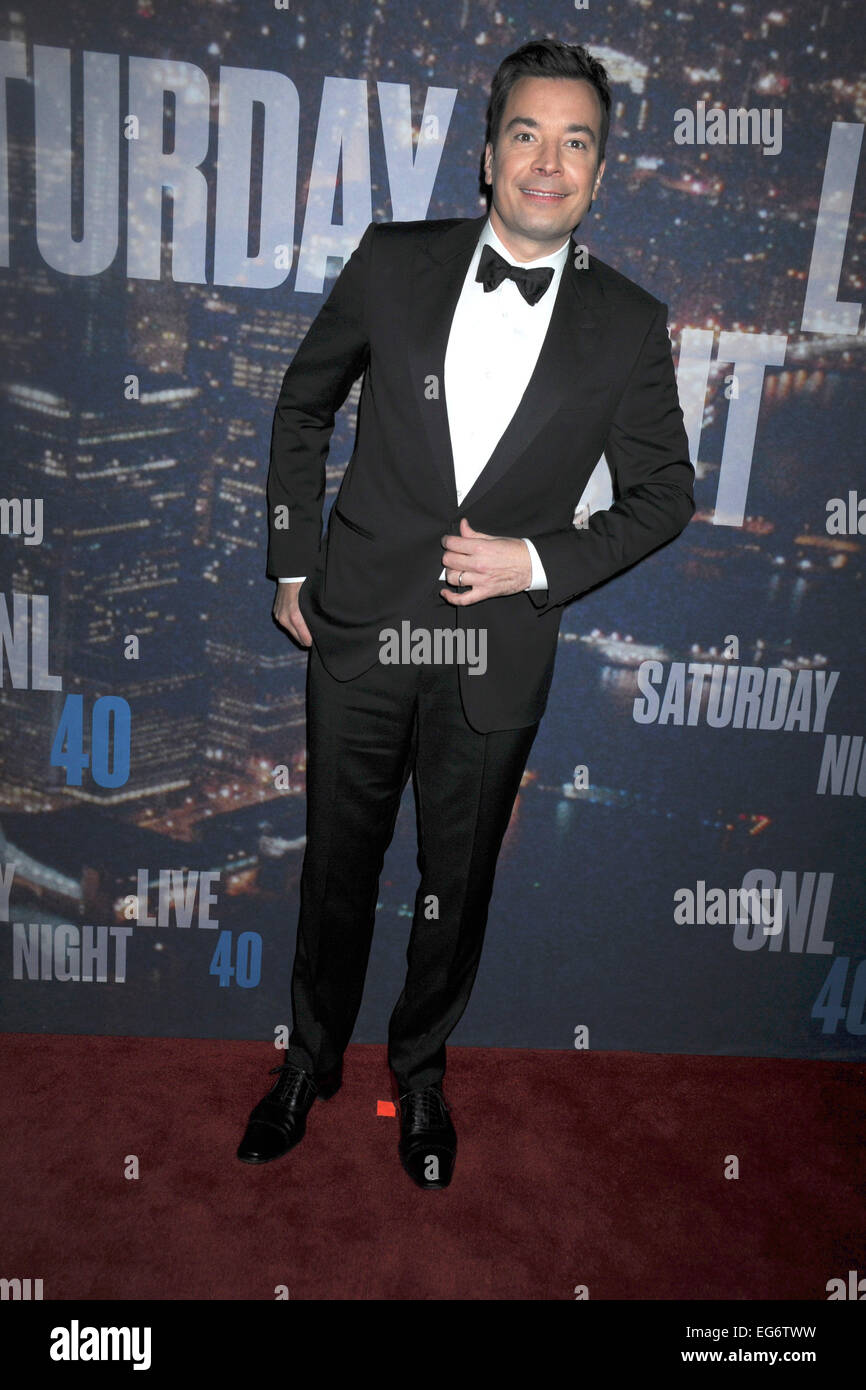 Jimmy Fallon attending the SNL 40th Anniversary Celebration at ...