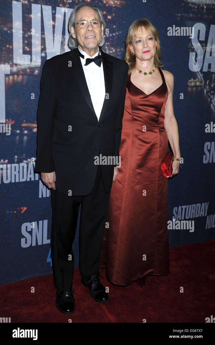 Robert Klein and guest attending the SNL 40th Anniversary Celebration ...
