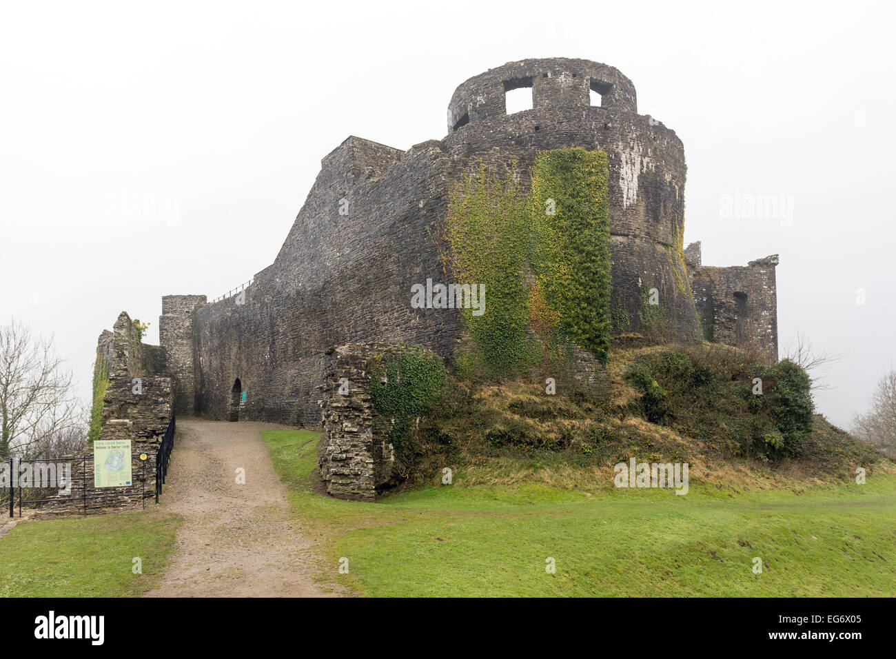 Dinefwr Castle, Llandeilo, a historic stronghold in South Wales, UK ...