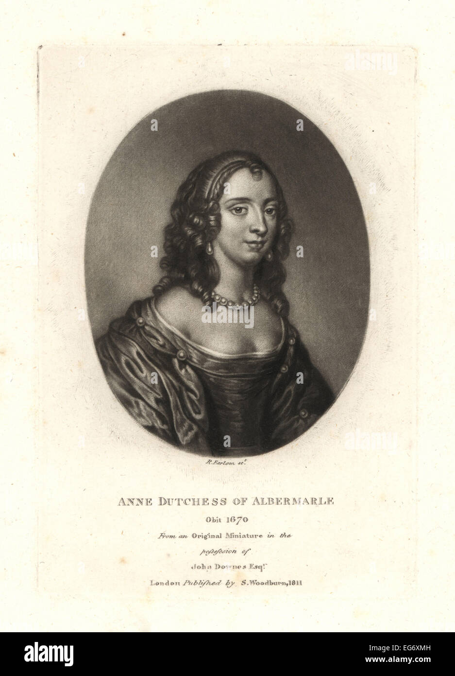 Anne Monck, Duchess of Albemarle, 1619-1670 Stock Photo - Alamy