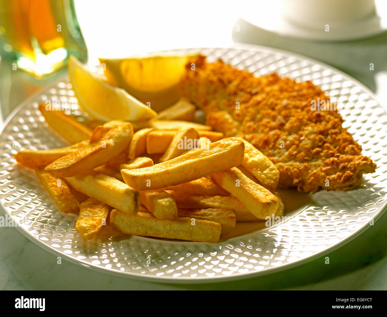 Fried battered fish english hi-res stock photography and images - Alamy