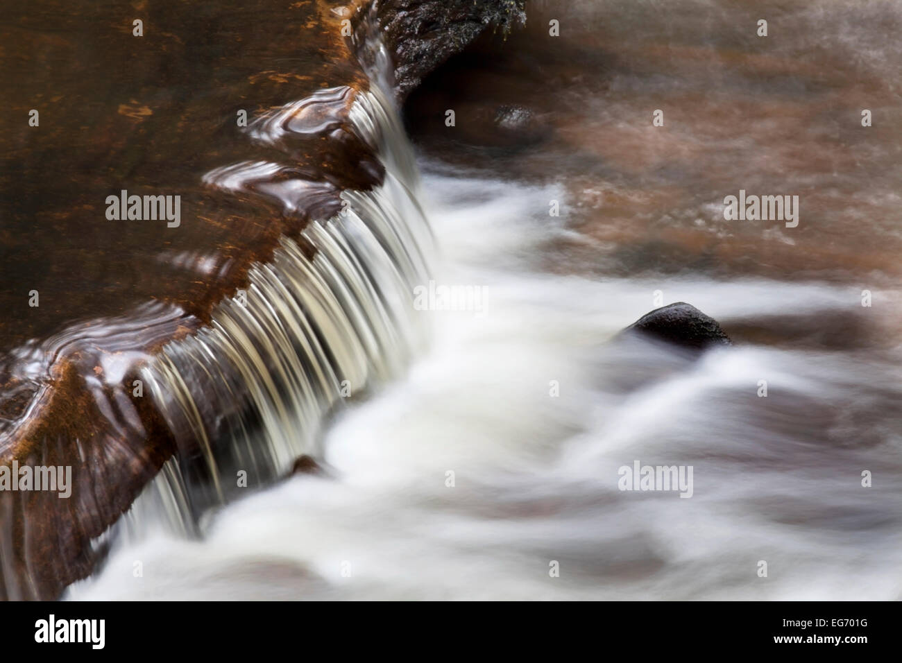 Small Waterfall in Harden Beck Goitstock Wood Cullingworth West ...
