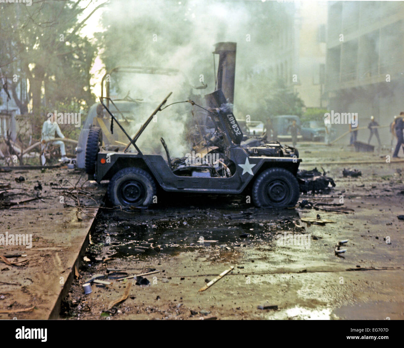 Saigon vietnam war attacks hi-res stock photography and images - Alamy