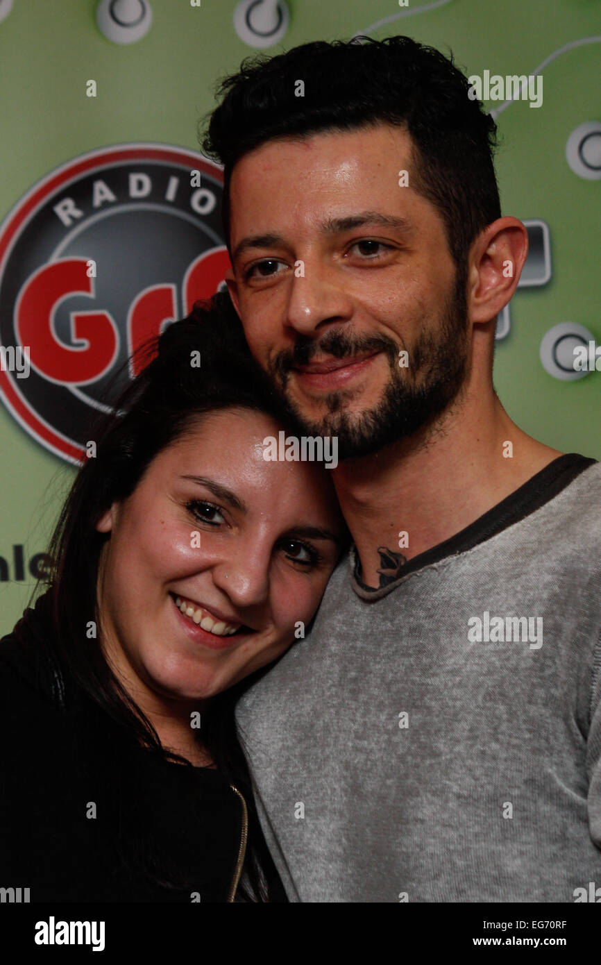 The songwriter and Italian rapper Francesco Tarducci, aka Nesli, met ...