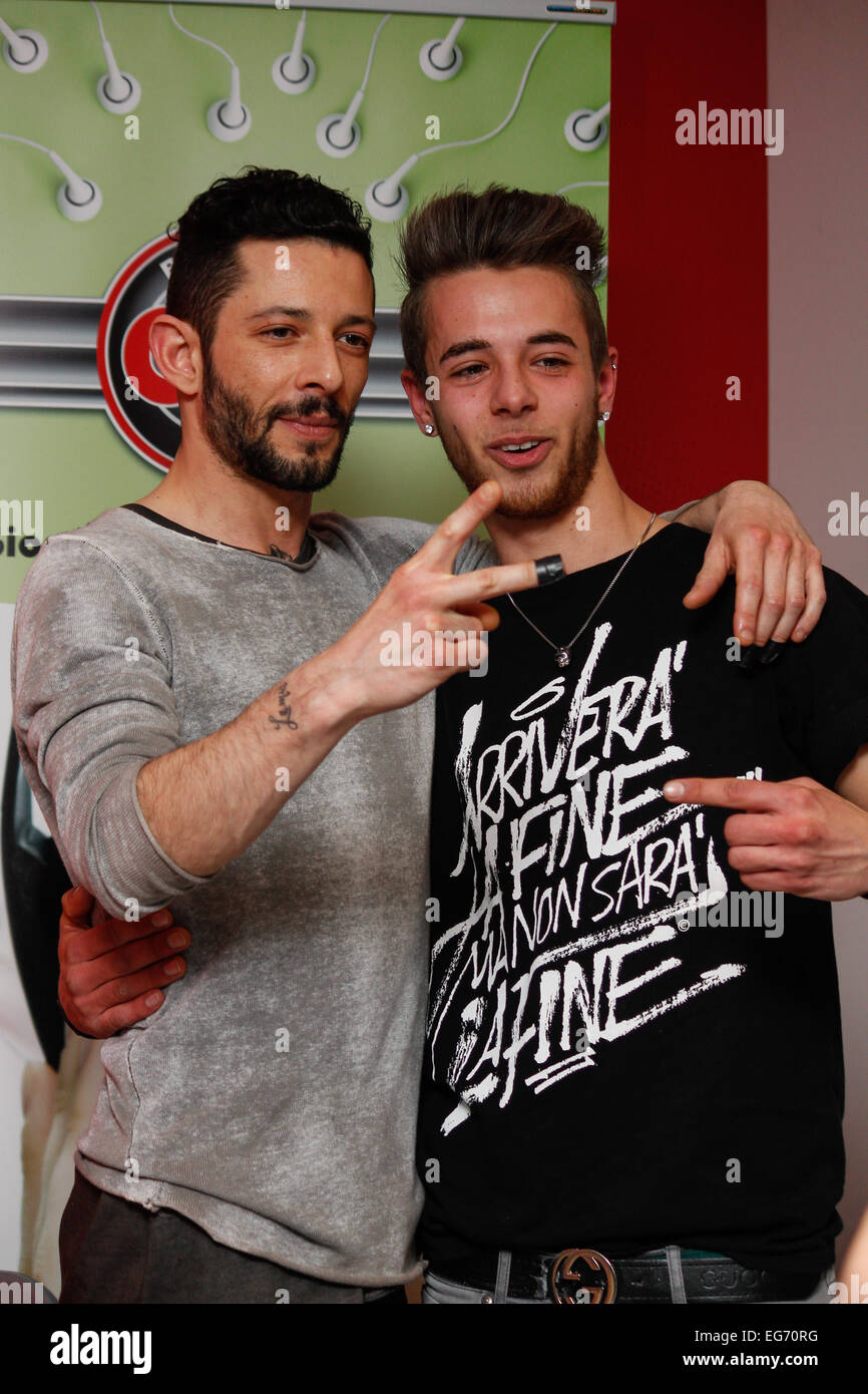 The songwriter and Italian rapper Francesco Tarducci, aka Nesli, met ...