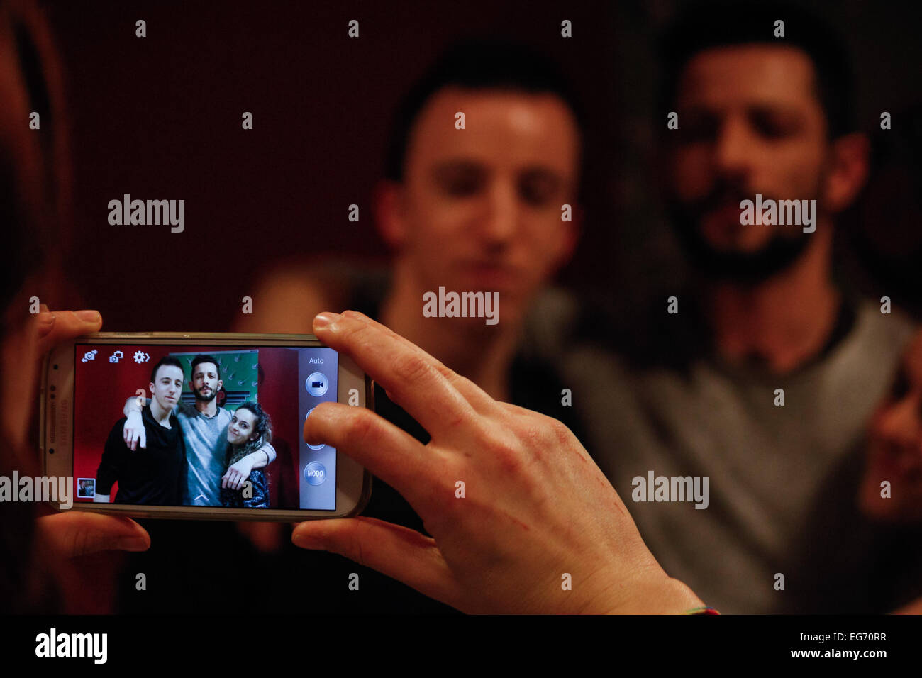 The songwriter and Italian rapper Francesco Tarducci, aka Nesli, met ...