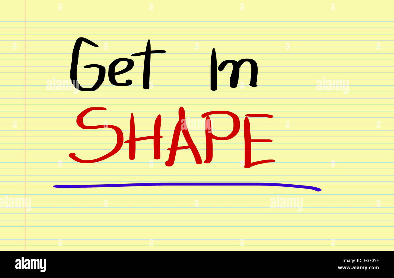 Get In Shape Concept Stock Photo - Alamy