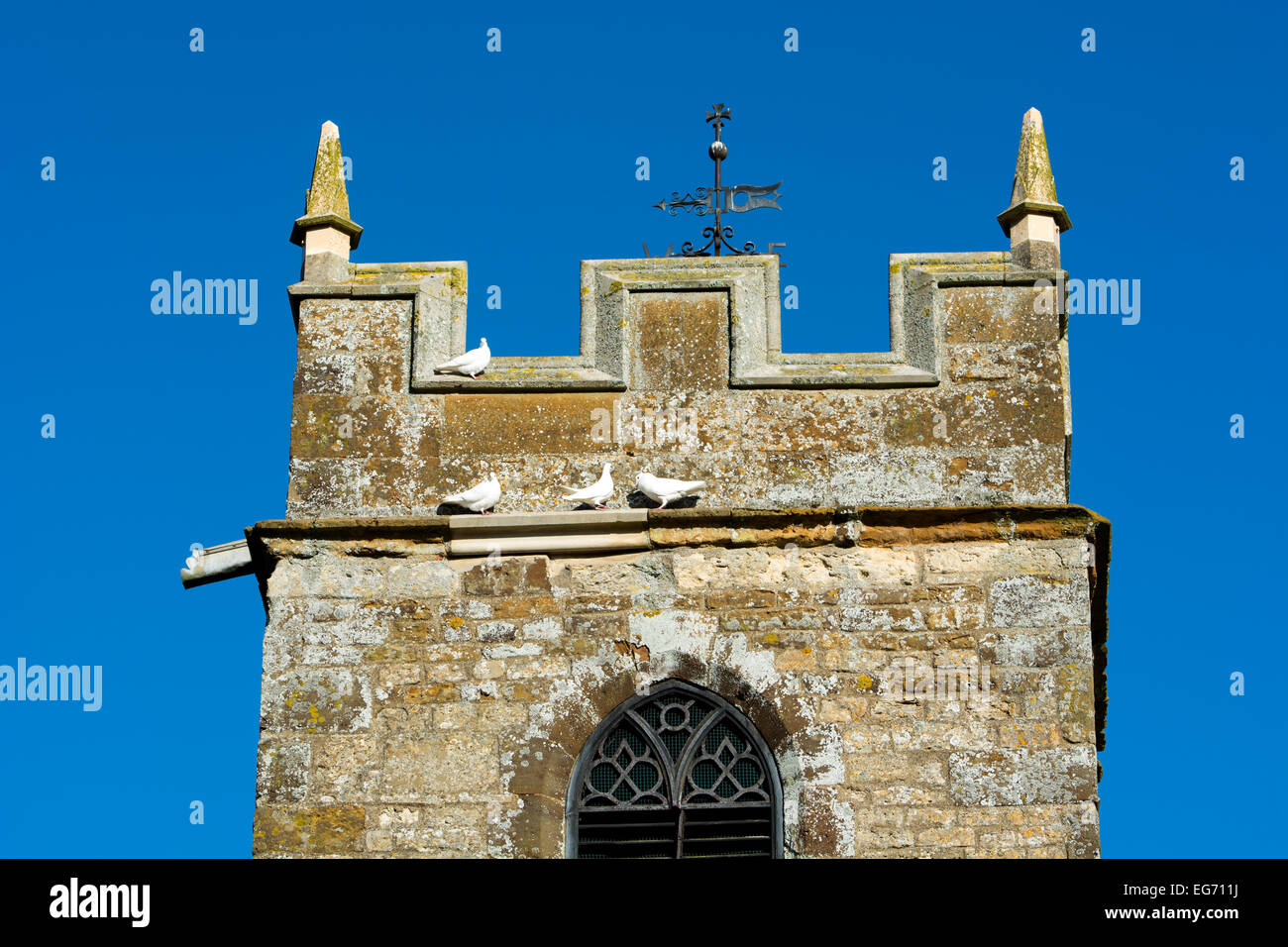St. Margaret`s Church, Denton, Northamptonshire, England, UK Stock ...
