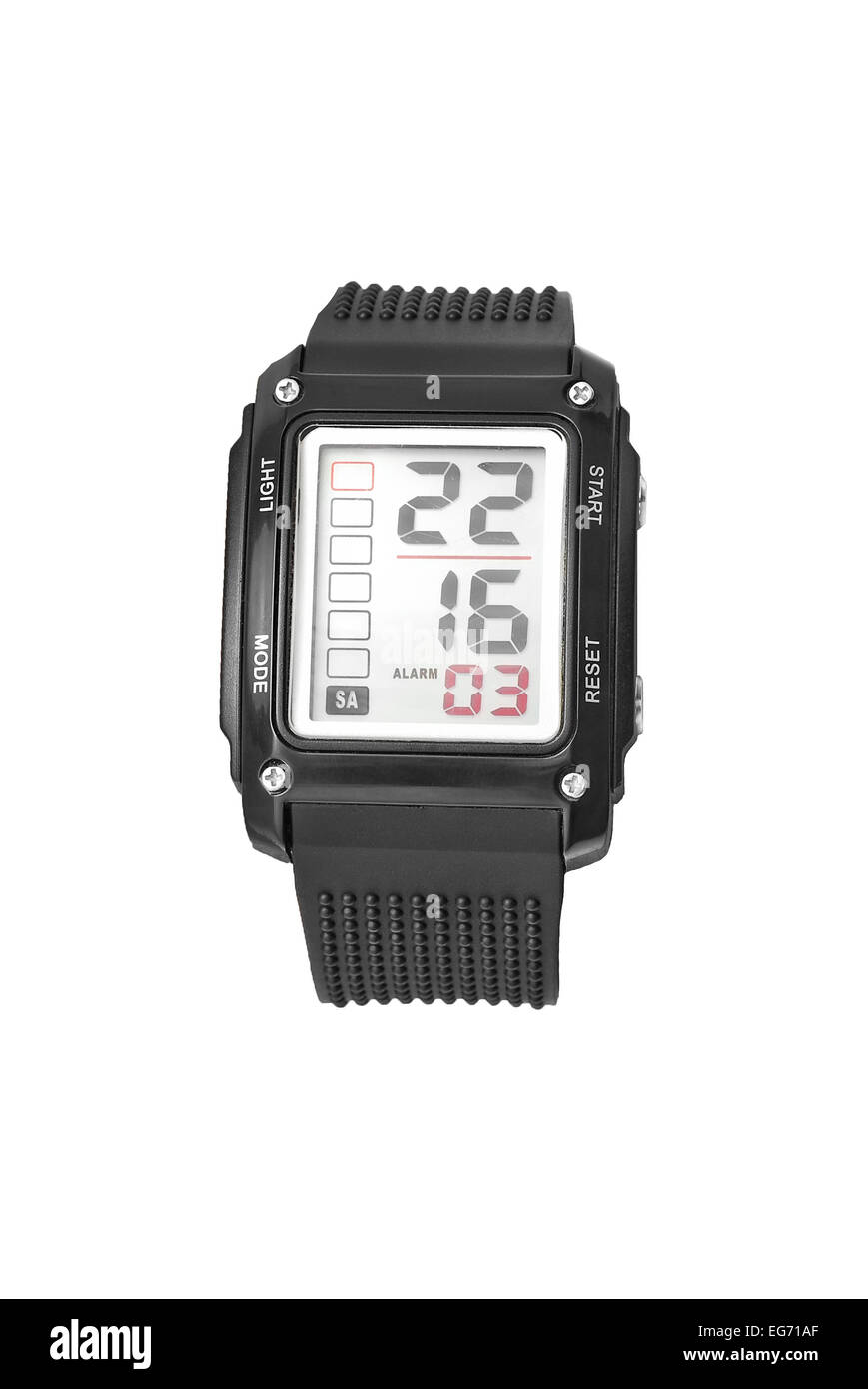 Digital watch Cut Out Stock Images & Pictures - Alamy